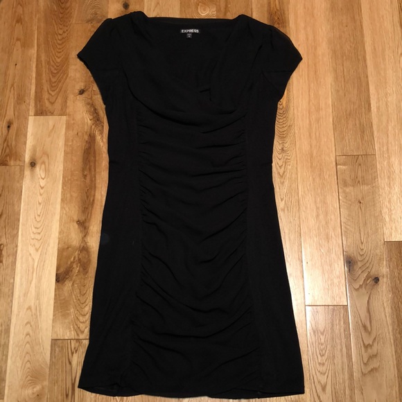 Express | Dresses | Express Dress With Draped Neck | Poshmark